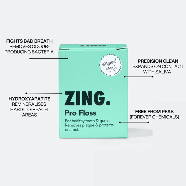 ZING. Pro Floss with Hydroxyapatite | Original Mint Bundle - ZING ...