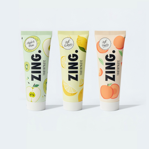 ZING. Enamel Whitening Toothpaste with Hydroxyapatite | Lemon, Peach ...