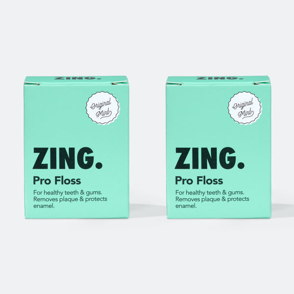 Shop ZING. Pro Floss with Hydroxyapatite | Original Mint and Watermelon ...
