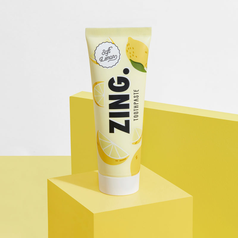ZING. Enamel Whitening | Soft Lemon Toothpaste (Pack of 4) - ZING Toothpaste