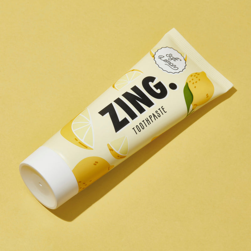ZING. Enamel Whitening Toothpaste | Shop Lemon - ZING Toothpaste