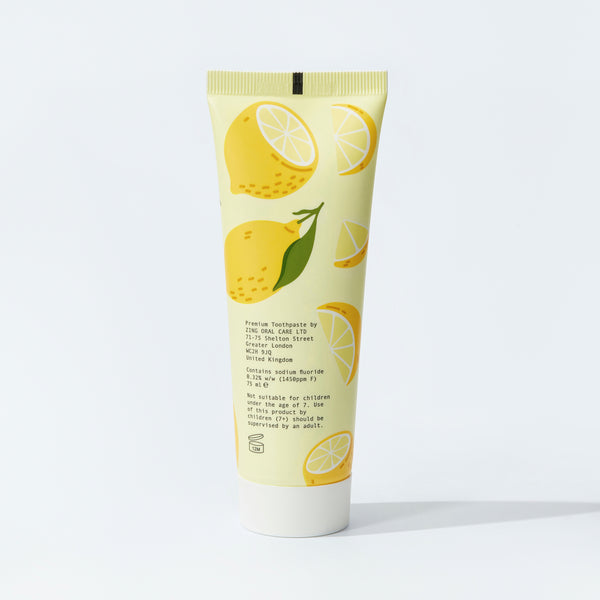 ZING. Enamel Whitening Toothpaste | Shop Lemon - ZING Toothpaste